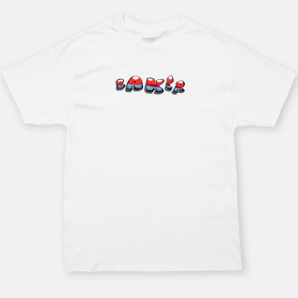 Bubble Tee White Baker Skateboards 4994