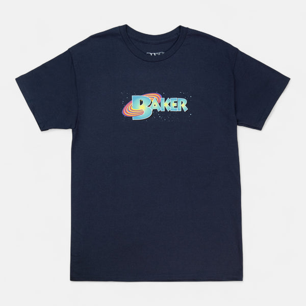 Fly Like An Eagle Tee Navy – baker skateboards